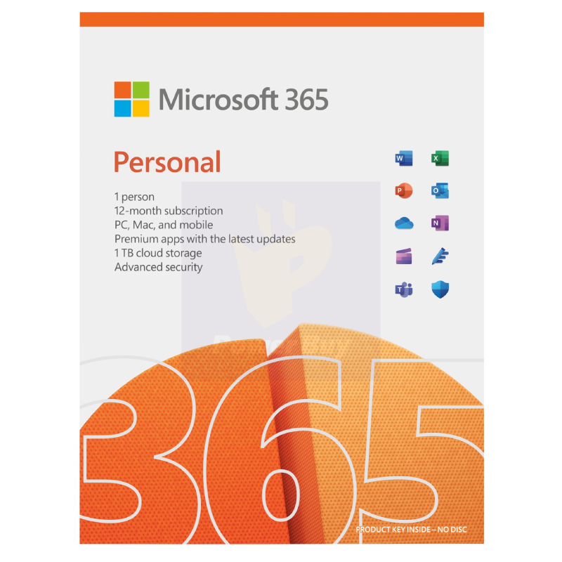 MICROSOFT ซอฟต์แวร์ M365 Personal English Subscr 1 Yr รุ่น QQ2-01896 ...