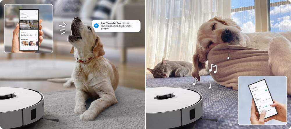Buy SAMSUNG Jet Bot Combo AI 70W AI Robotic Vacuum Cleaner 1200W (Satin ...