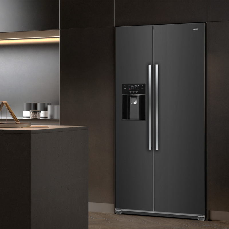 Buy TEKA Side by Side Refrigerator 18 Cubic (Dark Stainless Steel) RLF ...