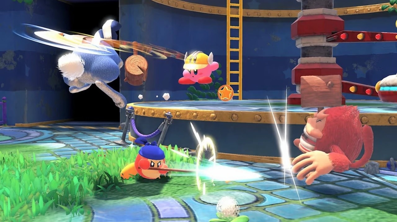 NINTENDO Switch 2 Edition แผ่นเกม Kirby and the Forgotten Land + Star ...