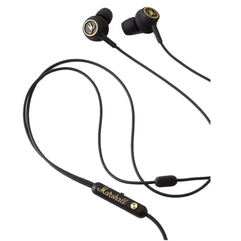 Buy MARSHALL In-Ear Wire Headphone (Black and Brass) MODE EQ at Best ...