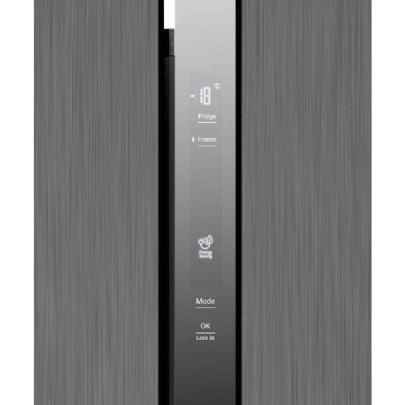 HITACHI ตู้เย็น Side by Side 18.5 คิว Inverter (สี Dark Inox) รุ่น ...