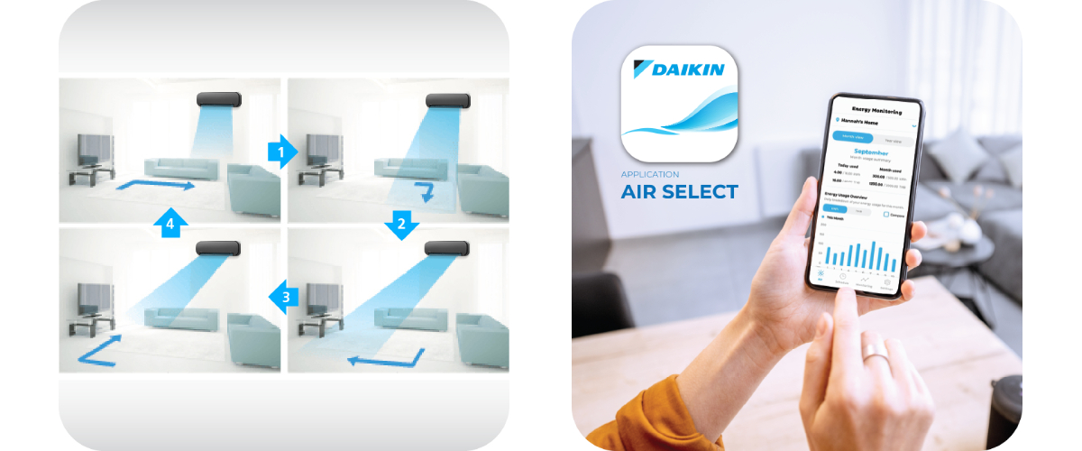 Buy DAIKIN Air Conditioner Air Creator 9200 BTU Inverter (White ...