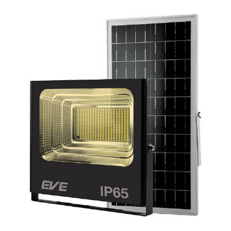 EVE โคมฟลัดไลท์ Solar Cell LED (200 วัตต์, สี Warmwhite) รุ่น DAWN 200 ...